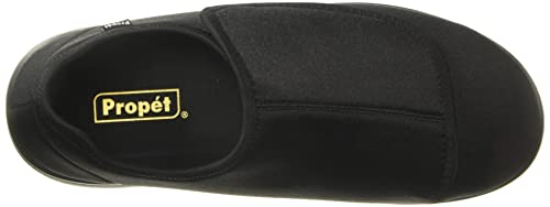 Propét Women's Cush 'N Foot Slipper, Black, 8