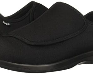 Propét Women's Cush 'N Foot Slipper, Black, 8