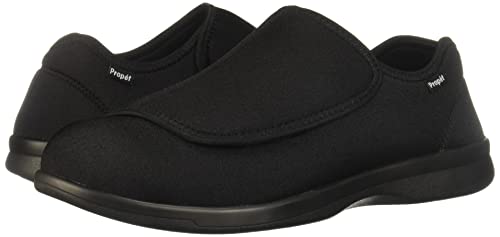 Propét Women's Cush 'N Foot Slipper, Black, 8