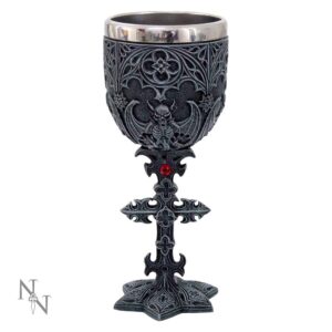 nemesis now black vampires goblet 18.8cm, 1 count (pack of 1)