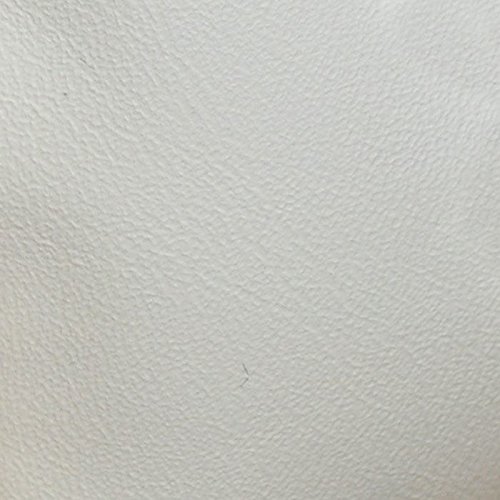 White Leather Display Pad ~ 14 1/8" x 7 5/8"