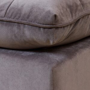 Christopher Knight Home Jeremy Tufted Fabric Ottoman, Grey