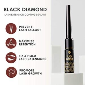 BL Black Diamond Lash Coating Sealant | Protective topcoat lash coating & conditioner for eyelash extensions 7ml