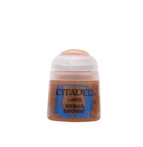 games workshop citadel pot de peinture - layer skrag brown