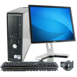 dell optiplex 745 dual core 3 4ghz 2gb 400gb dvd 17 lcd