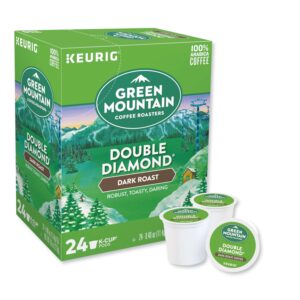 Green Mountain Coffee Roasters Double Diamond, Single-Serve Keurig K-Cup Pods, Dark Roast Coffee Pods, 96 Count