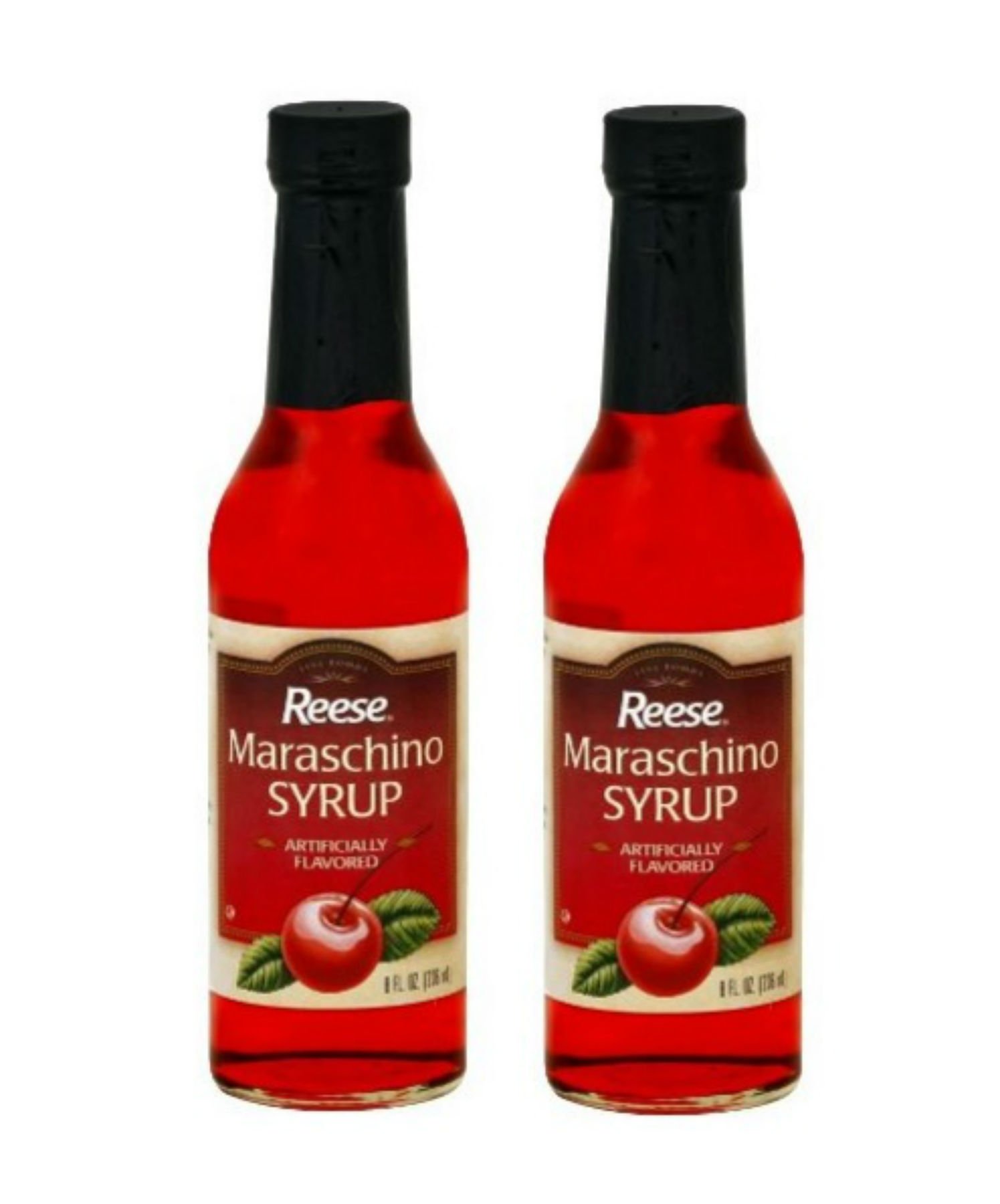 Reese Syrup Maraschino, 8 Fl Oz (Pack of 2)