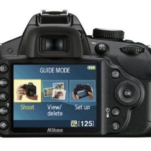 Nikon D3200 24.2 MP Digital SLR Camera (Body Only) - International Version (No Warranty) (Black, Open Box)