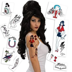 amy winehouse temporary tattoos (p-9039)