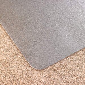 Floortex Chair Mat 48" x 60" for Low Pile Carpets, Clear, Model:FRPF1115225EV