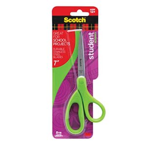 scotch 7-inch student scissors, assorted colors