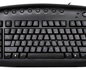 Ergonomic Left Handed Keyboard for Business/Accounting - 8 Multimedia Hotkeys - Eliminates RSI and Carpal Tunnel - Patented Natural_Reduce Back and Shoulder Strain to Improve Posture(REFURBISHED)