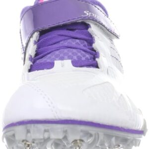 Saucony Women's Spitfire 2, White/Purple, 10 M US