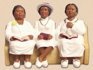 african american church pews figurines deaconess board