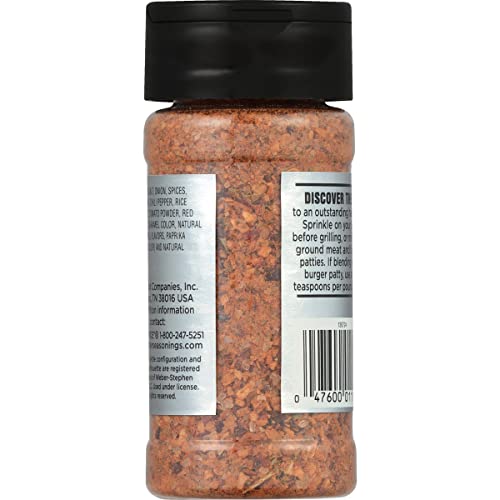 Weber Gourmet Burger Seasoning, 2.75 Ounce Shaker