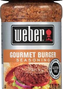 Weber Gourmet Burger Seasoning, 2.75 Ounce Shaker