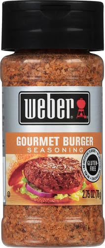 Weber Gourmet Burger Seasoning, 2.75 Ounce Shaker