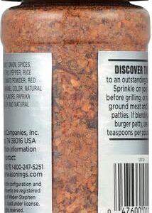 Weber Gourmet Burger Seasoning, 2.75 Ounce Shaker