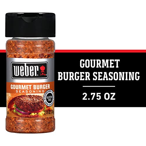 Weber Gourmet Burger Seasoning, 2.75 Ounce Shaker