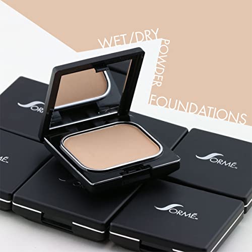 Sorme Cosmetics Believable Finish Powder Foundation in Honey Dusk | Medium to Full Coverage Foundation Powder Makeup | Matte Finish Pressed Powder | Rejuvenating Face Powder