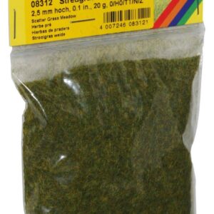 Noch 8312 Scatter Grass Meadow 20g G,0,H0,TT,N,Z Scale