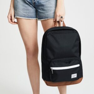 Herschel Pop Quiz Backpack, Black/Tan, Classic 22L