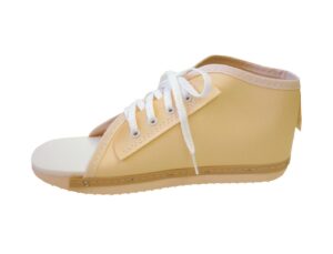 medline lace-up post-op shoes, women, medium, beige