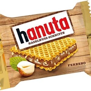 Ferrero Hanuta Wafers Filled with Hazelnut Cream (10 Pcs Box)