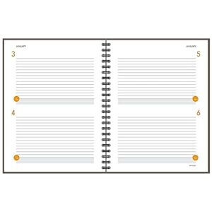 At-A-Glance 80620430 Plan. Write. Remember. Planning Notebook Two Days Per Page 9 3/16 x 11 Gray