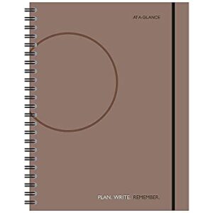 At-A-Glance 80620430 Plan. Write. Remember. Planning Notebook Two Days Per Page 9 3/16 x 11 Gray