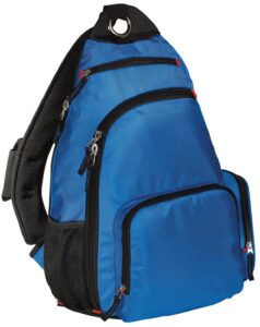 port authority bg112 sling pack - snorkle blue - osfa