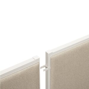 HON Verse QuickConnect Panel-to-Panel Connector , 180 Degrees , Light Gray Finish