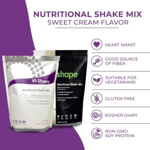 Vi Shape Original Nutritional Shake Mix Sweet Cream Flavor | 22oz (1 Bag, 24 Servings)