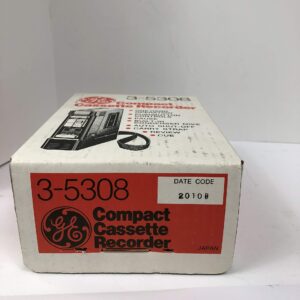 GE Compact Cassette Recorder 3-5301S (Black)