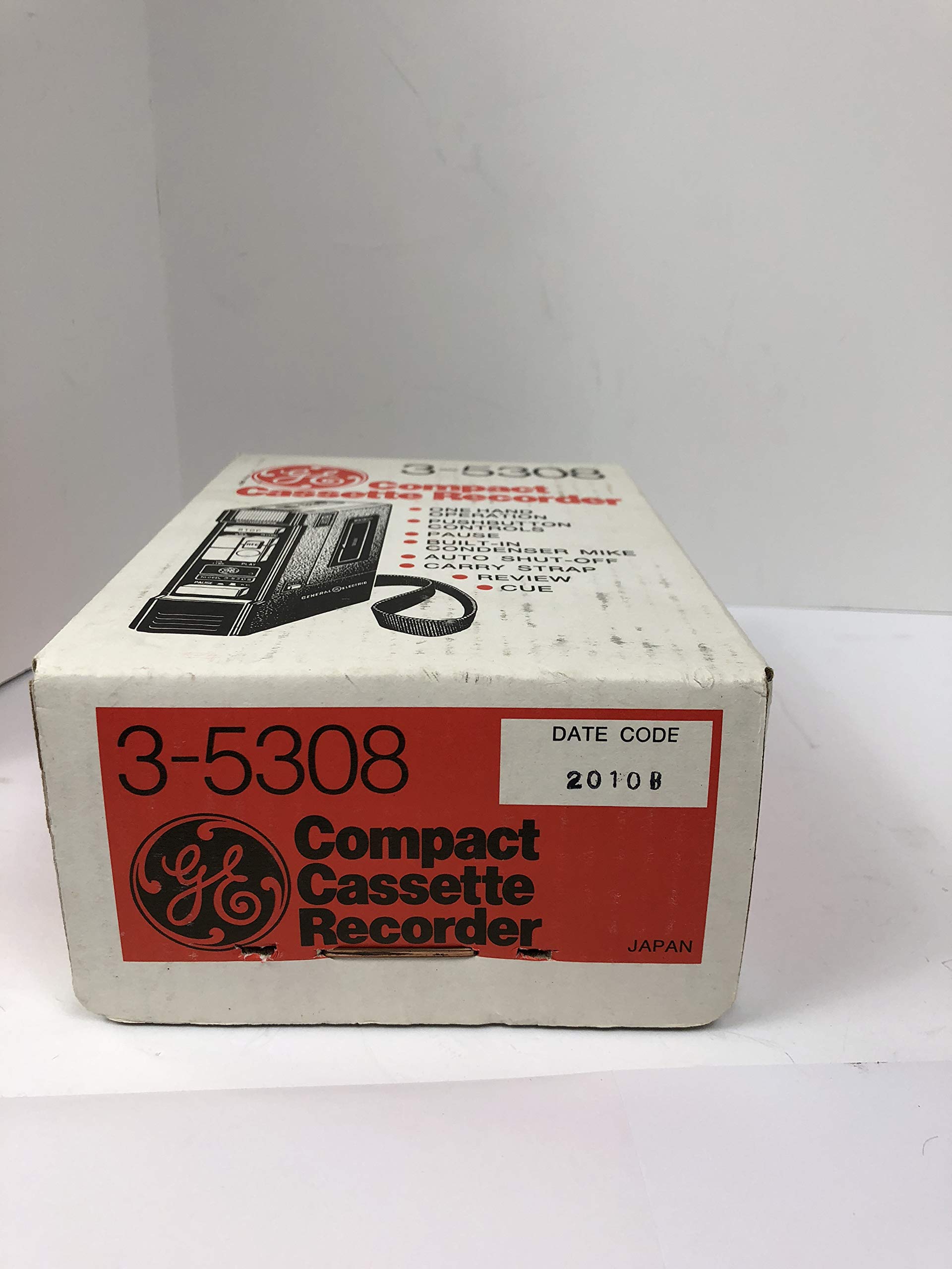 GE Compact Cassette Recorder 3-5301S (Black)