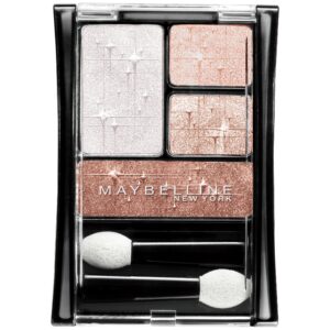 maybelline new york expert wear luminous lights eyshadow quad, rose lights, 0.17 ounce