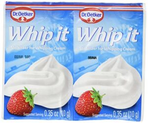 dr. oetker whipped cream stabilizer, 0.35 ounce (pack of 2)