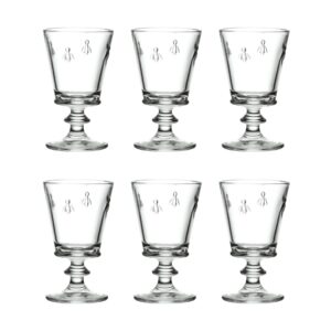 la rochere bee wine glass set of 6 goblet 8 ounce