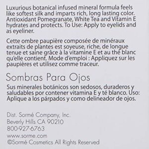 Sorme Cosmetics Mineral Botanicals Eye Shadow, Flash, 0.05 Ounce