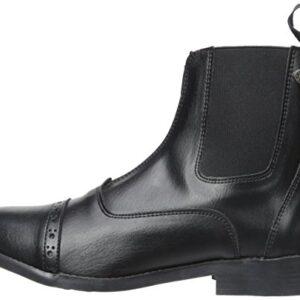 Equistar - Ladies' Zip Paddock Boot (All Weather) (Ladies 8/Black) 8 Black