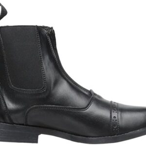 Equistar - Ladies' Zip Paddock Boot (All Weather) (Ladies 8/Black) 8 Black