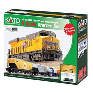 Kato 106-0021 N ES44AC Freight Train Set, CSX/Dark Future