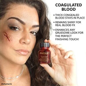 Mehron Makeup Coagulated Blood Gel | Fake Blood Makeup | SFX Makeup for Halloween 1 oz (30 g)