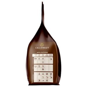 Callebaut Belgian Dark Couverture Chocolate Semisweet Callets, 54.5% - 5.5 Lbs