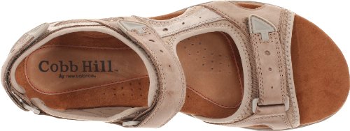 Cobb Hill womens Fiona athletic sandals, Taupe, 8.5 US