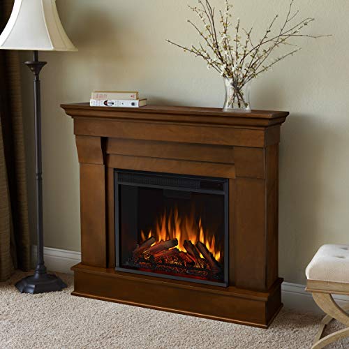 Real Flame 5910E-E Chateau Electric Fireplace, Small, Espresso