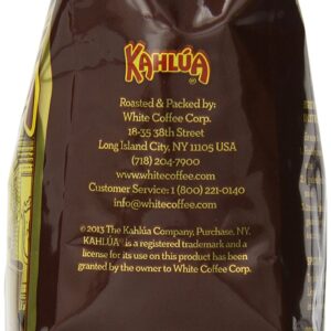 White House Coffee Kahlua Gourmet Ground Coffee, Original, Kahlua Original, Vanilla , 12 oz