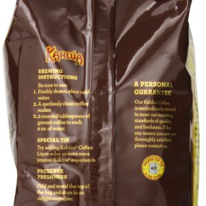 White House Coffee Kahlua Gourmet Ground Coffee, Original, Kahlua Original, Vanilla , 12 oz