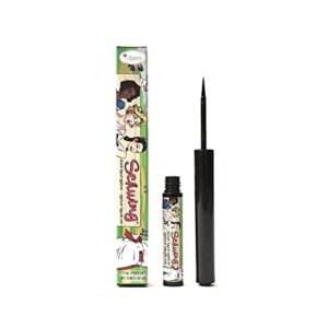 thebalm schwing liquid eyeliner, black, matte finish, 0.05 fl oz (pack of 1)