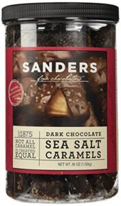 sanders dark chocolate sea salt caramels - 36 ounces (2.25 pounds)